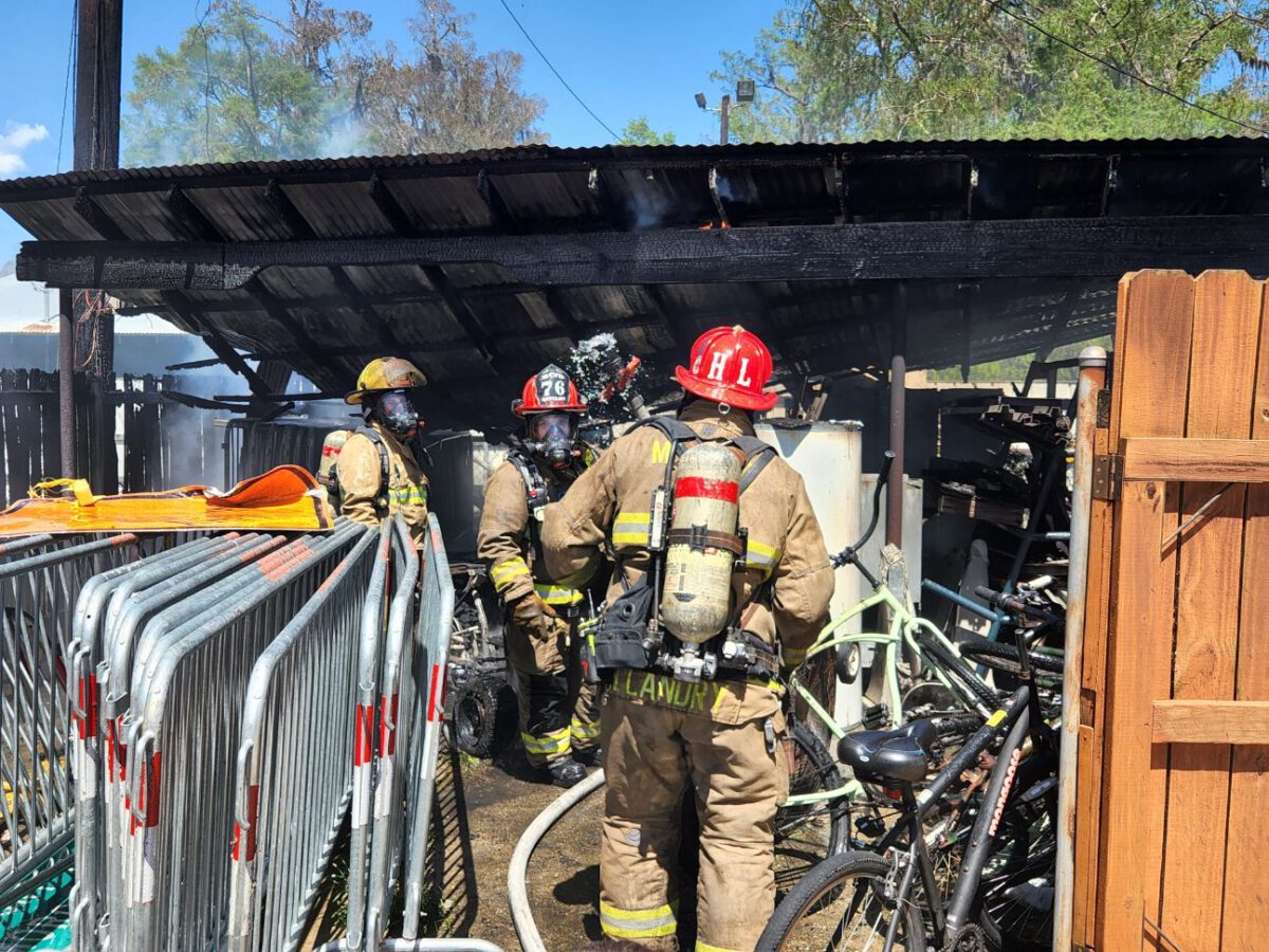 Morgan City Fire Department Responds to Fire Behind Morgan City Jail ...