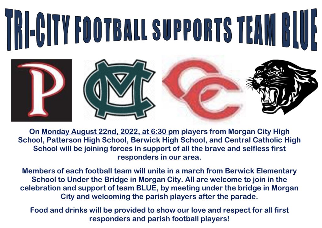 Tri-City Football Supports Team Blue Parade – KQKI News