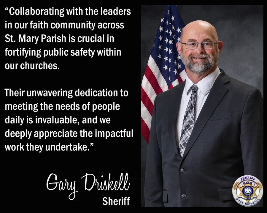 St. Mary Parish Sherriff’s Office Meets with Local Ministers about ...