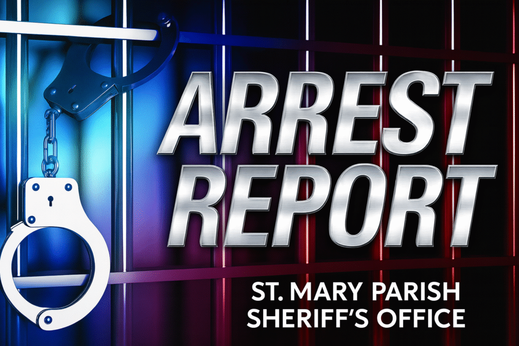 St. Mary Parish Sheriff’s Office Arrest Report 11/18/25 – KQKI News